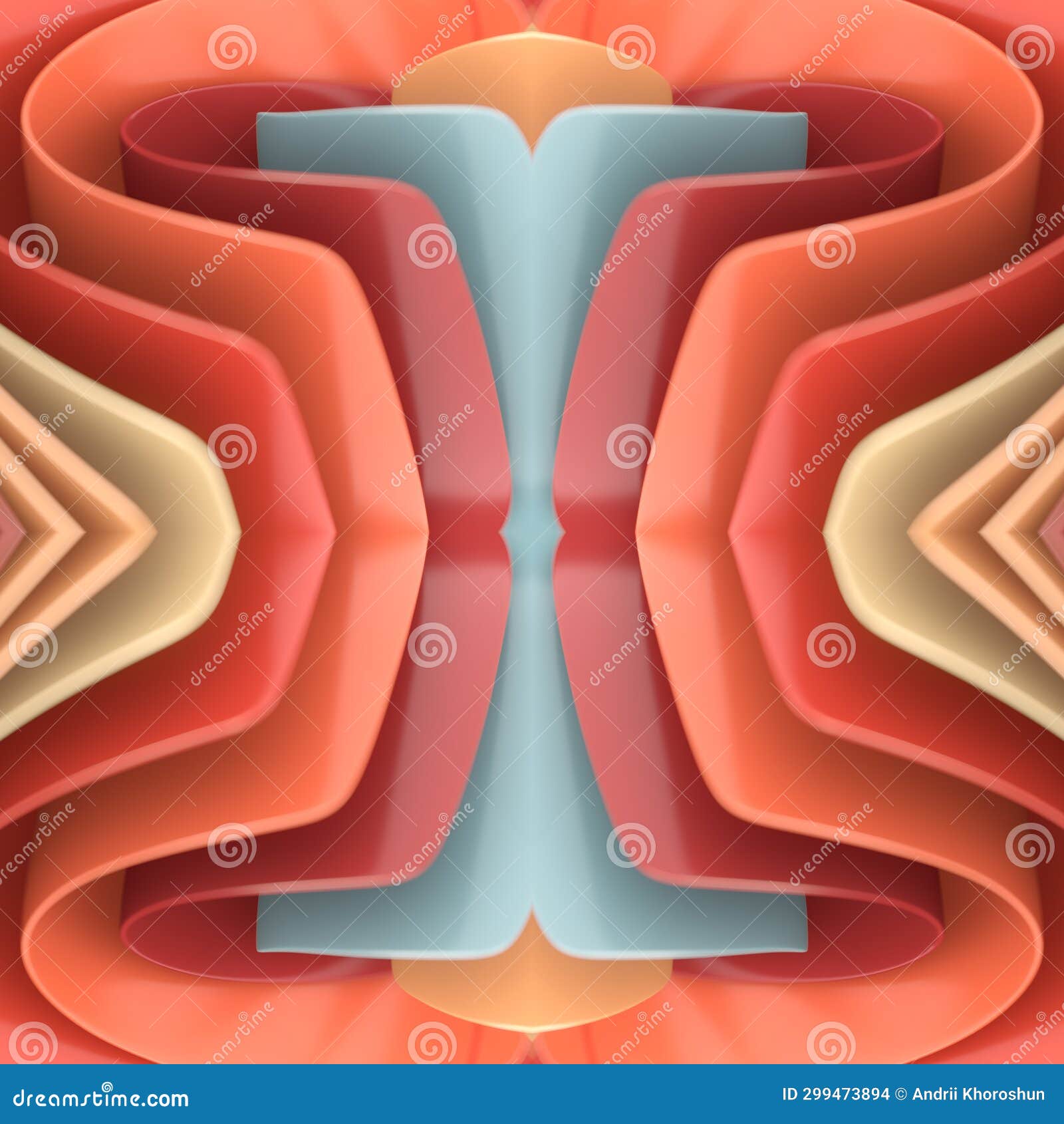 Colorful Abstract Pattern Using a Combination of Red, Blue and Yellow ...