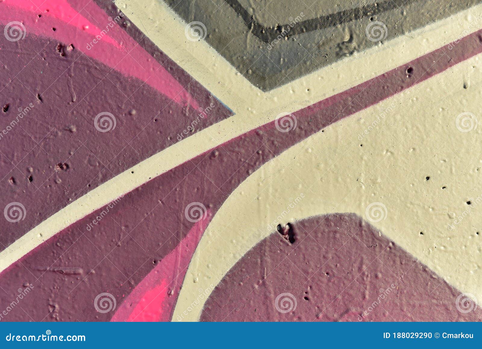 Colorful Abstract Patterns on a Wall Stock Photo - Image of expression ...