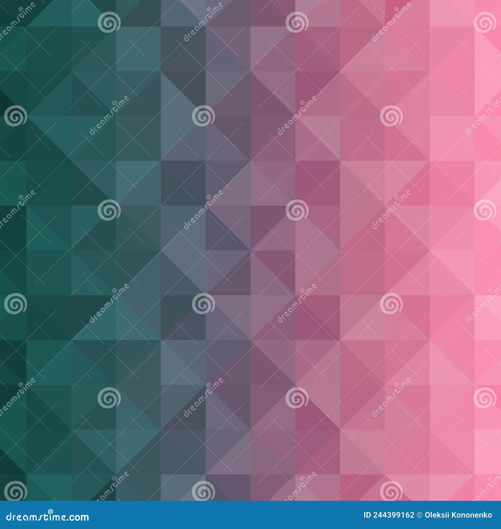 Colorful Abstract Pixel Background. Triangular Pixelation Stock ...