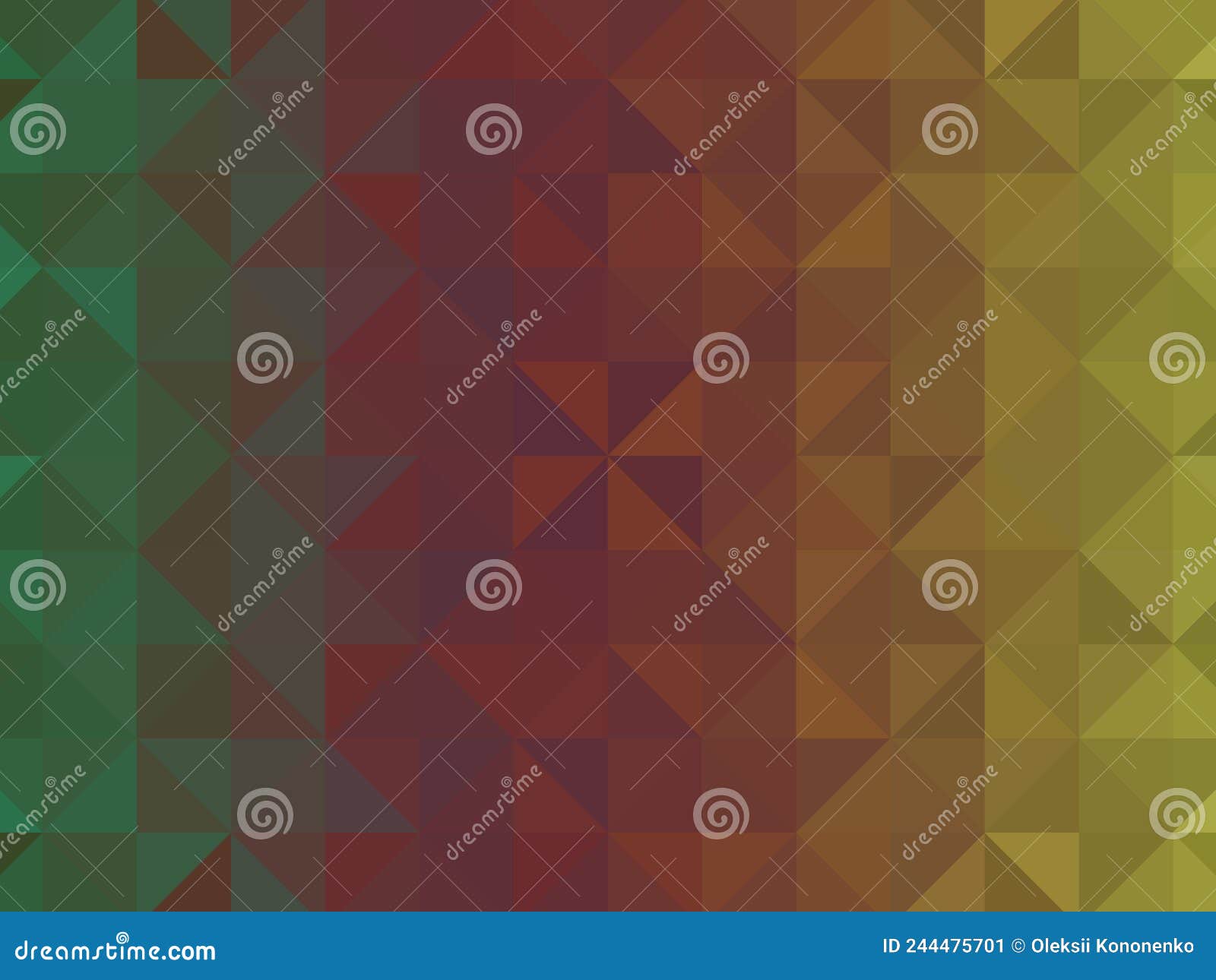 Colorful Abstract Pixel Background. Triangular Pixelation Stock ...