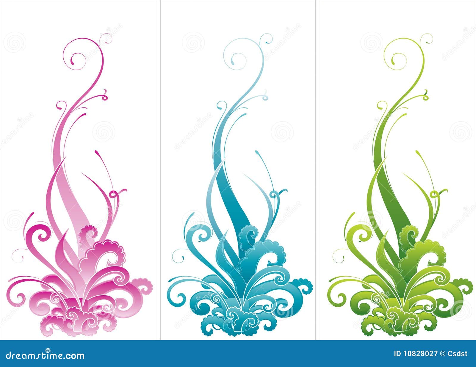 Abstract Plants Framework Vector Illustration | CartoonDealer.com #2579342
