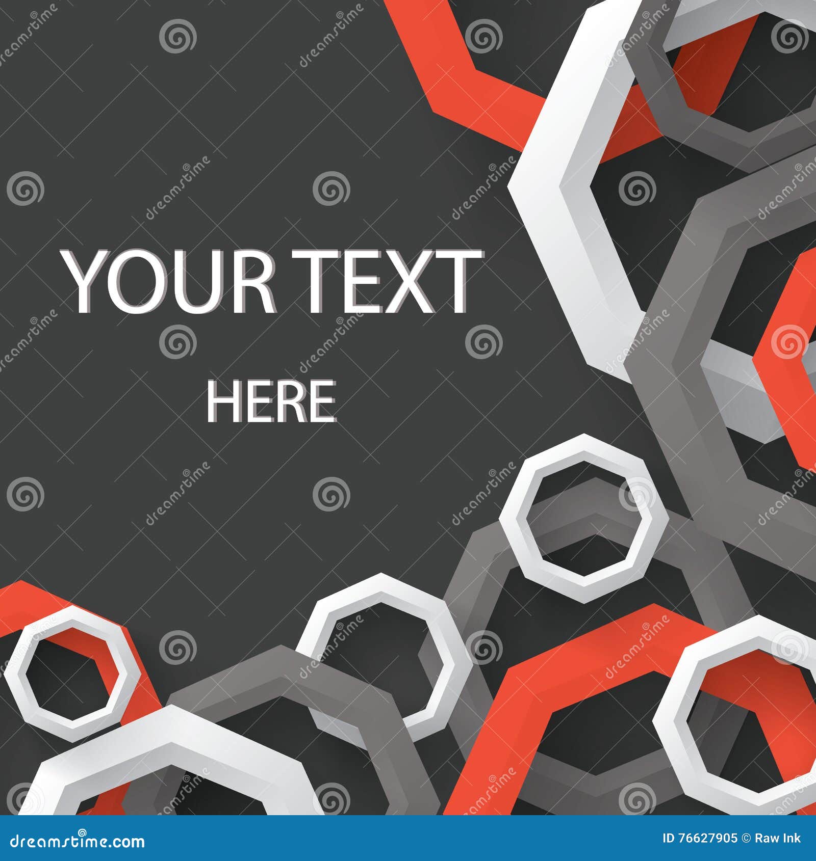 Colorful Abstract Polygon Modern 3d Design Stock Vector - Illustration ...