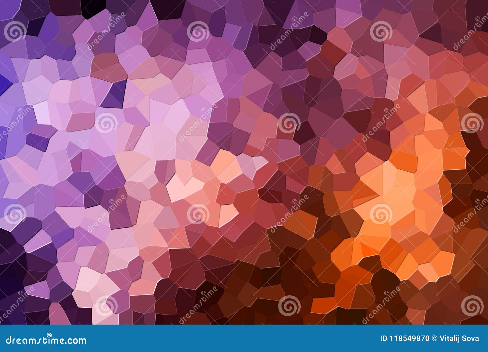 Colorful Abstract Polygons and Triangles Stock Illustration ...