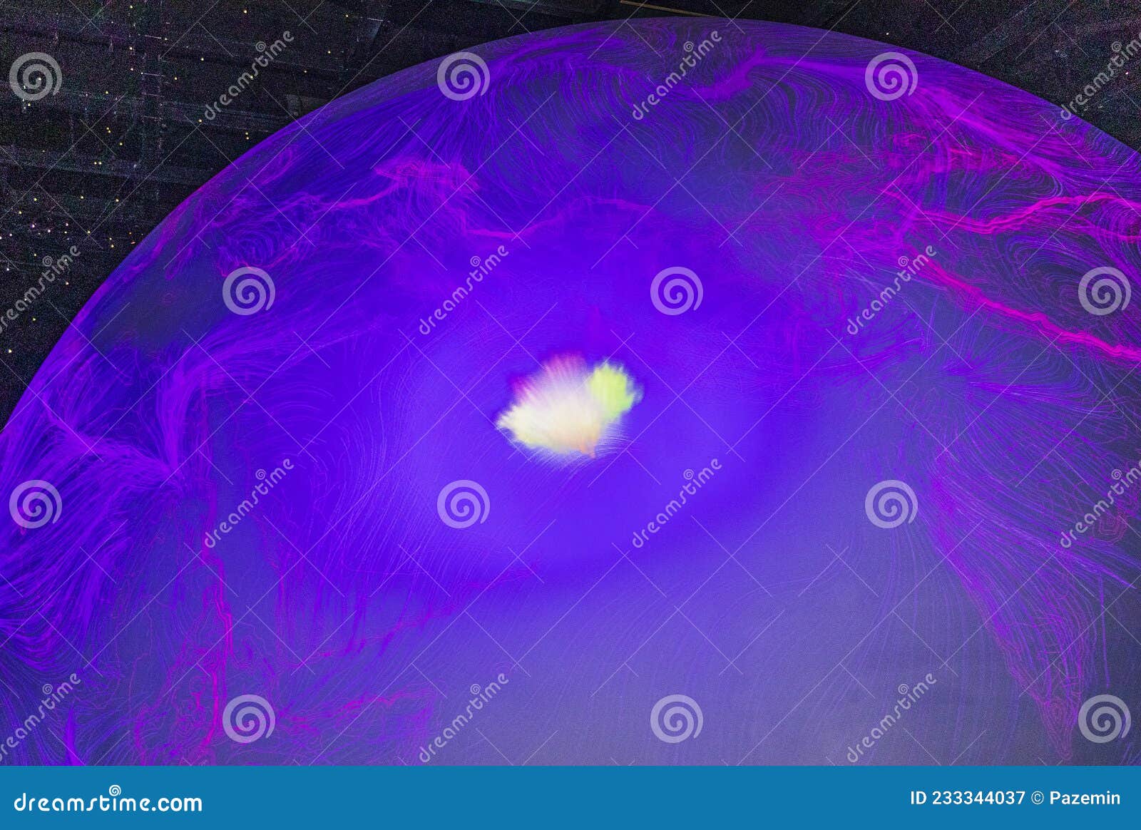 Colorful Abstract Projection on Sphere. Concept Stock Image - Image of ...