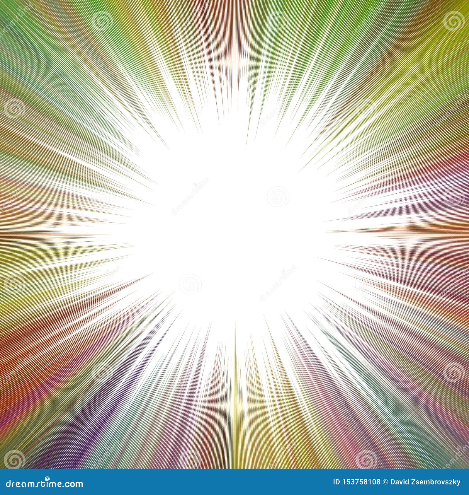 Colorful Abstract Psychedelic Ray Burst Background Design Stock Vector ...