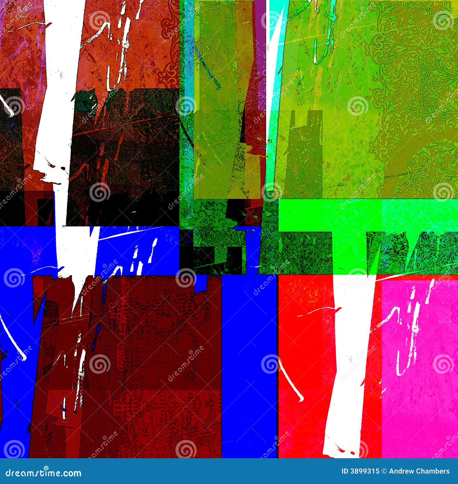 Colorful Abstract Rectangles Stock Illustration - Illustration of ...