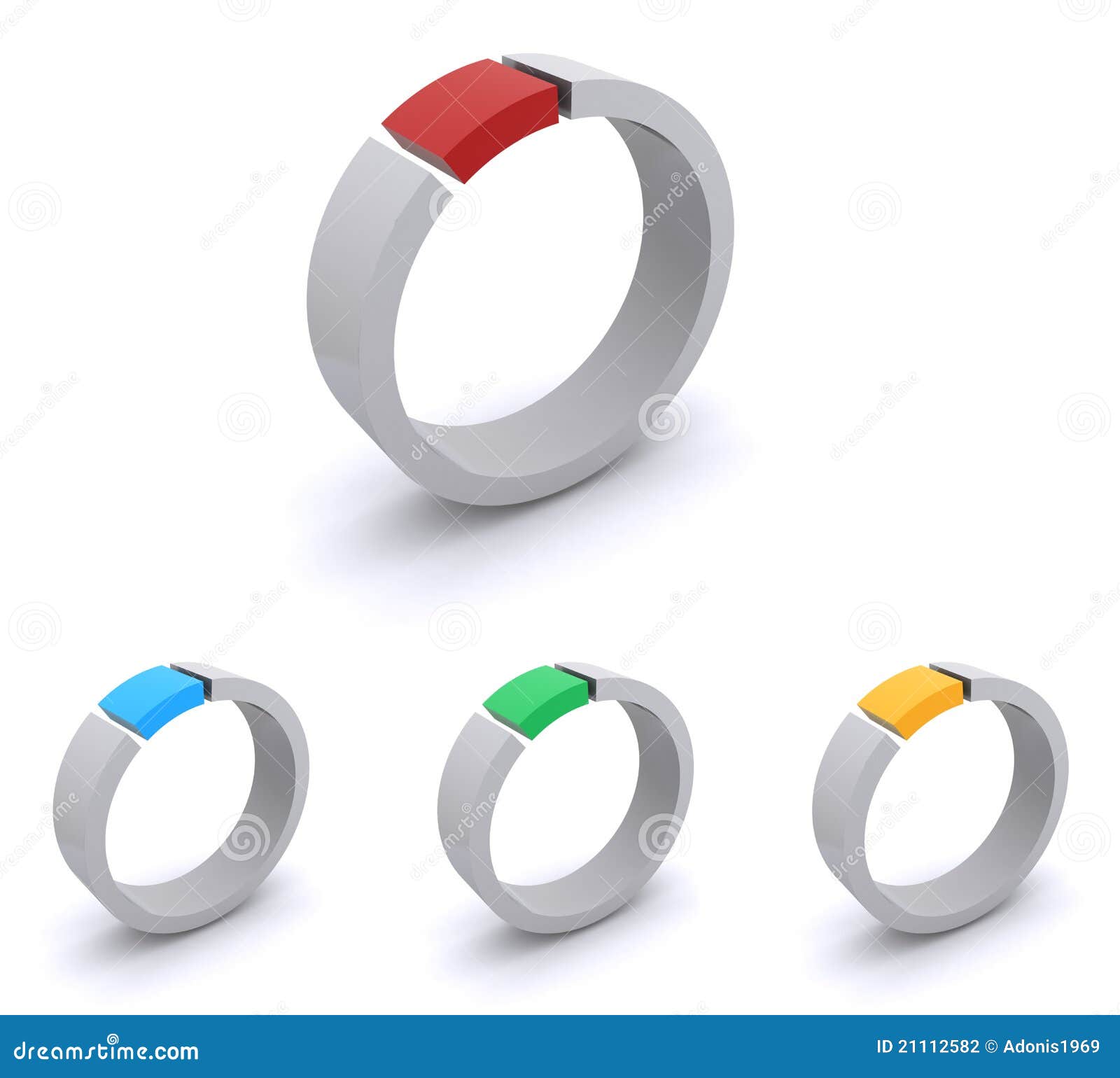 Colorful abstract rings stock illustration. Illustration of abstract ...