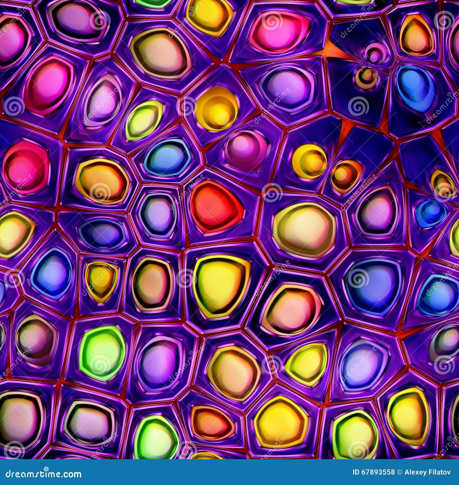 Colorful Abstract Seamless Texture 3d Stock Illustration - Illustration ...