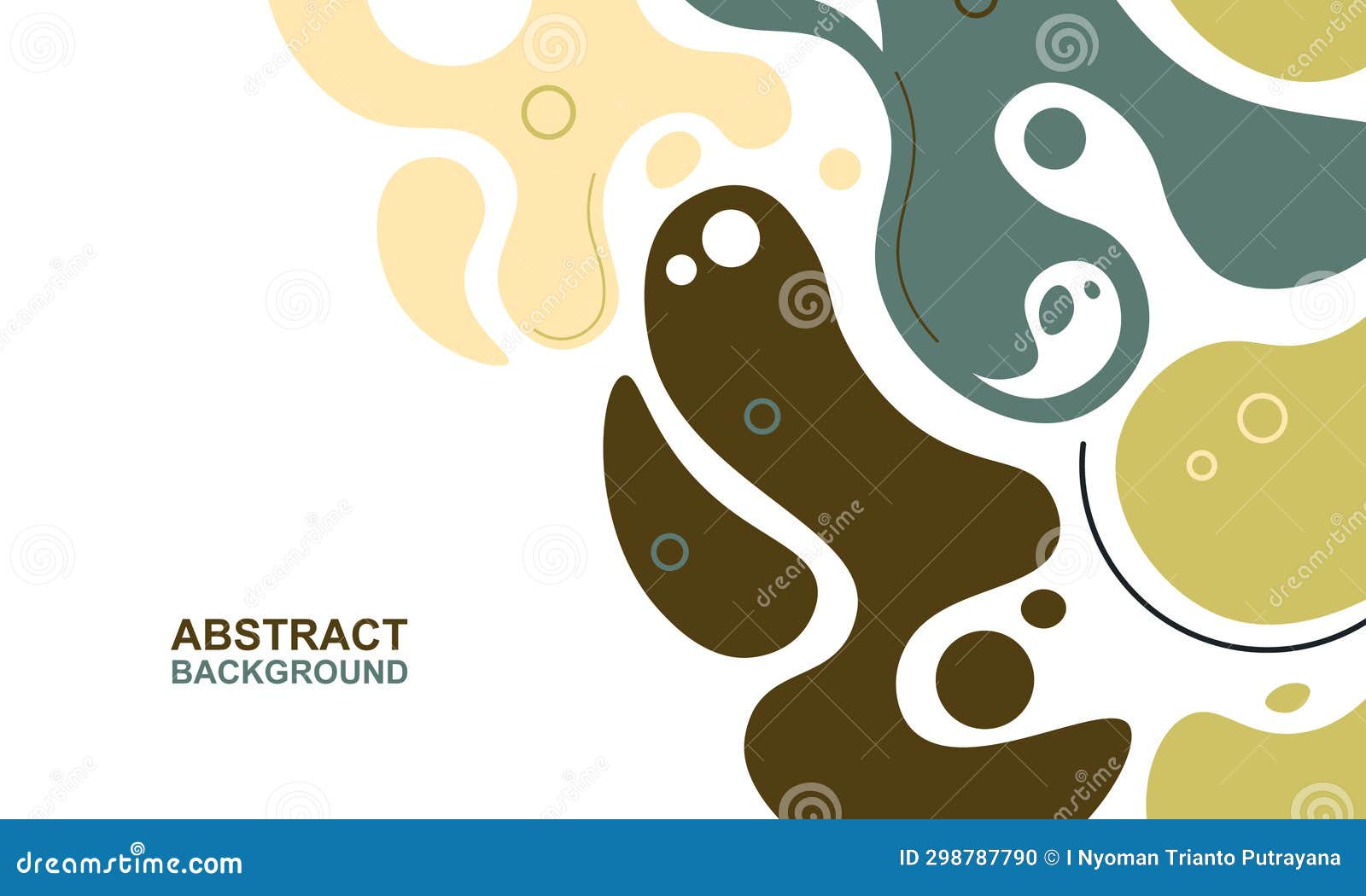 Colorful Abstract Shape Background. Abstract Rounded Background Stock ...