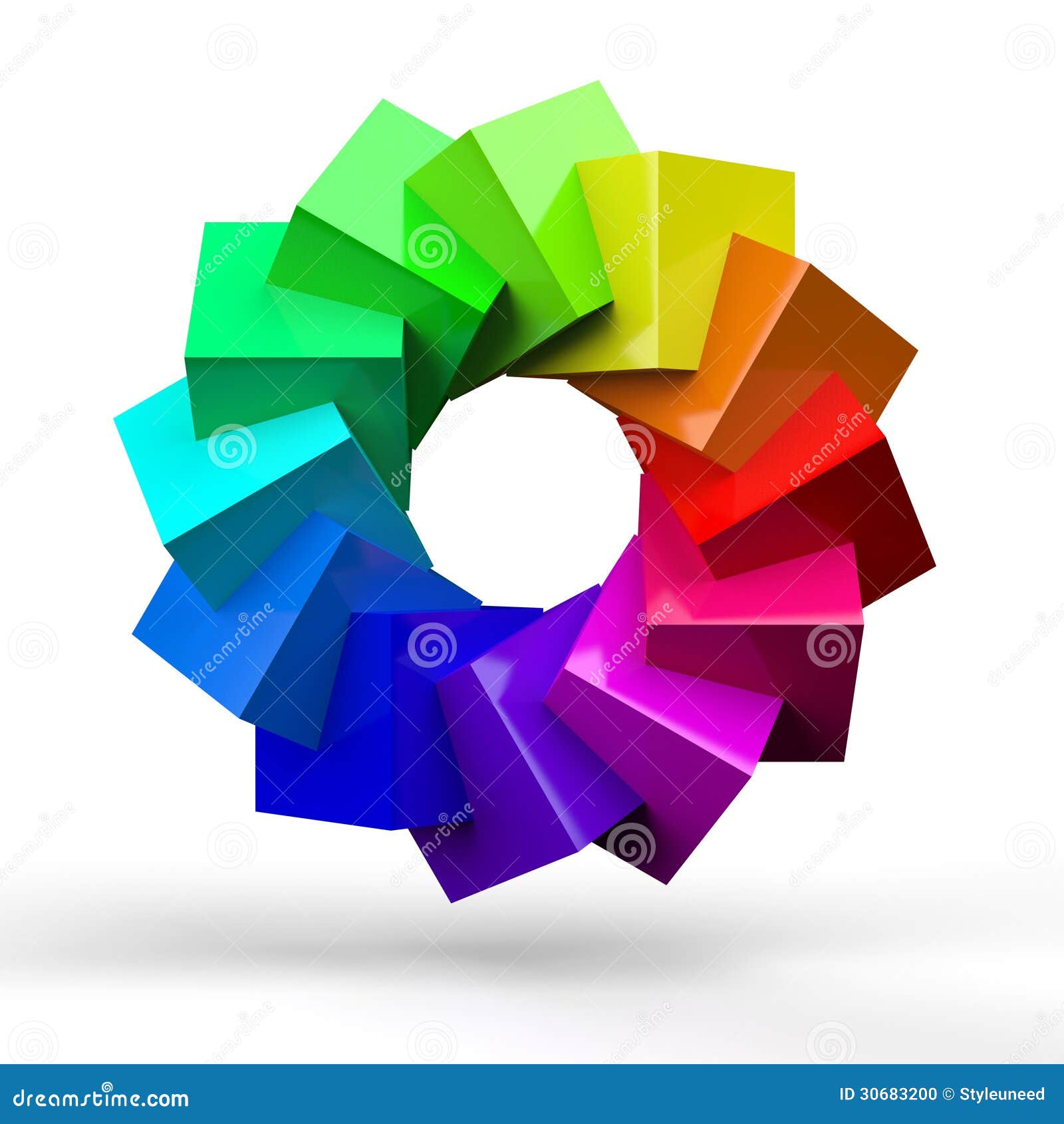 Colorful abstract sign stock illustration. Illustration of illustrated ...