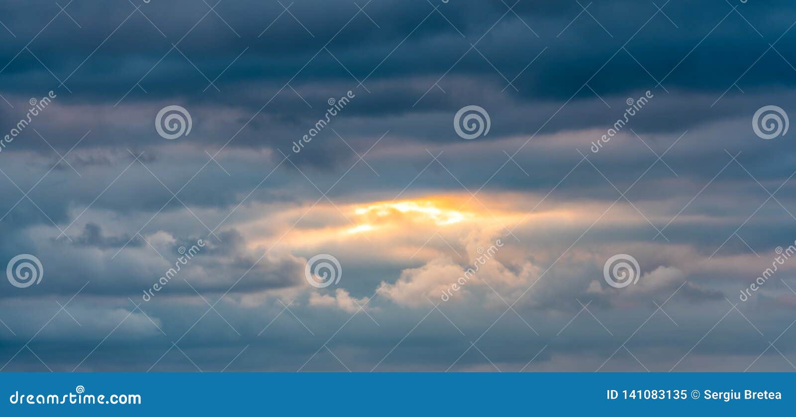 Colorful Abstract Sky and Clouds Stock Image - Image of summer, sunset ...