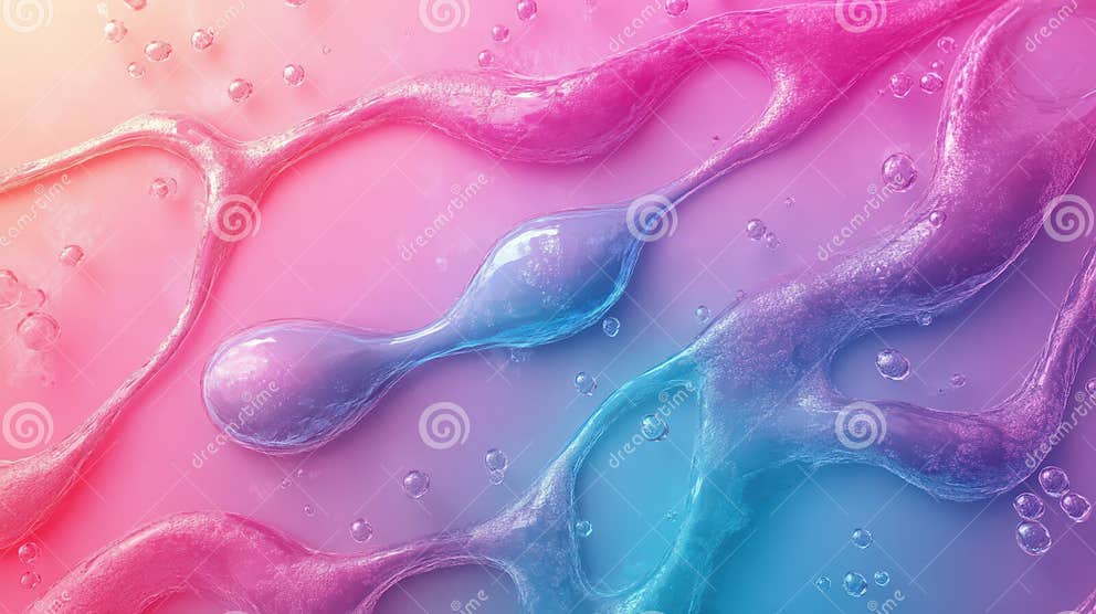 Colorful Abstract Slime Texture on a Surface in Soft Lighting Stock ...