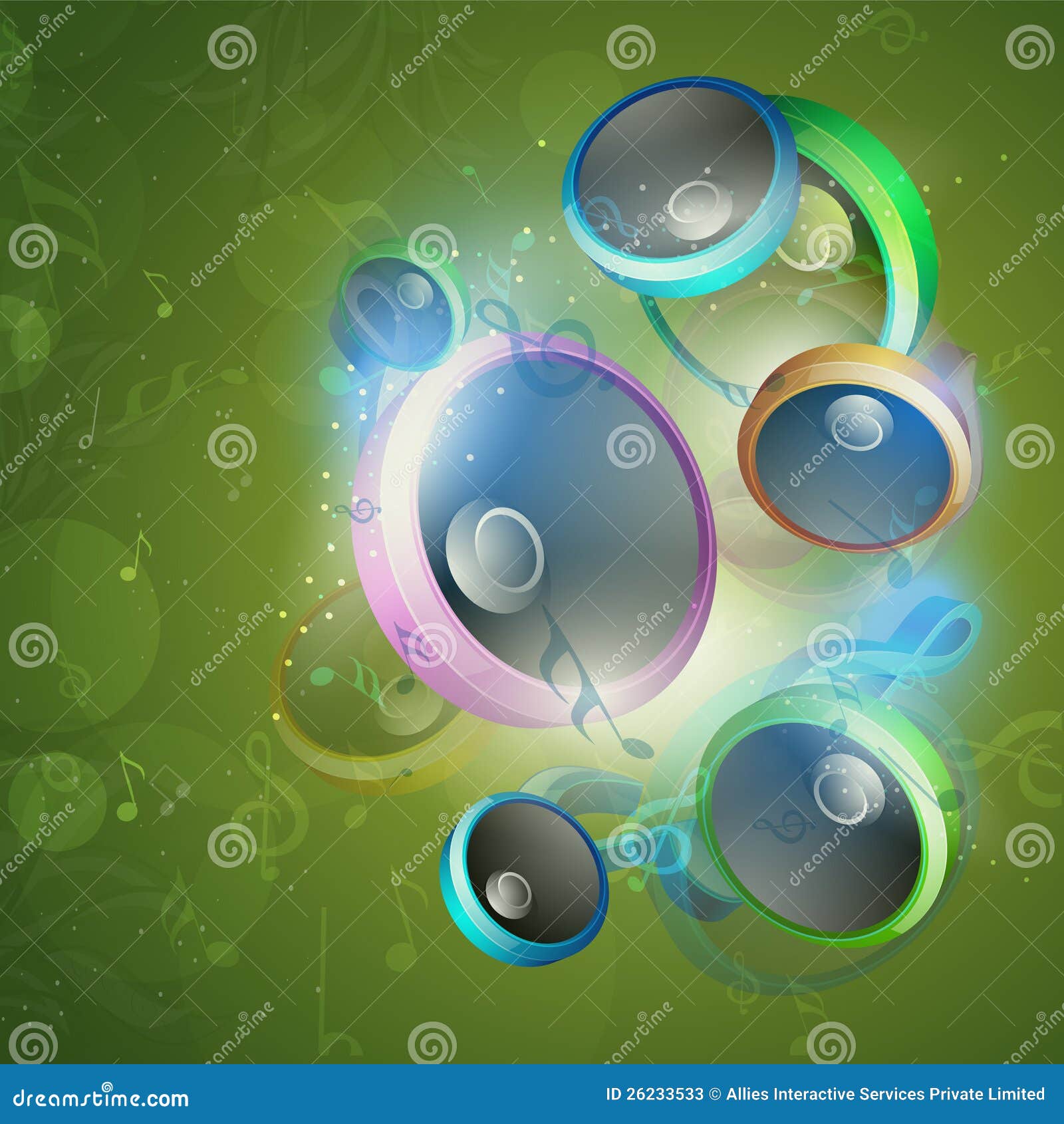 Colorful Abstract Speakers Background. Stock Vector - Illustration of ...