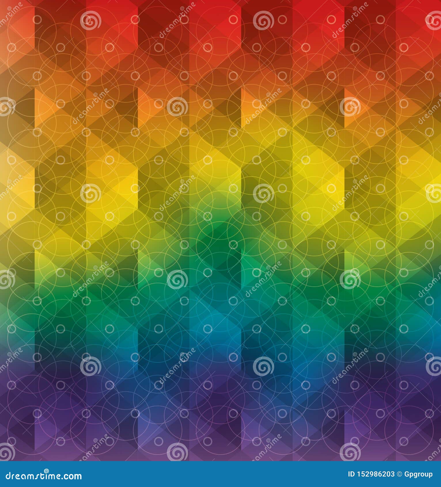 Colorful Abstract Spectrum Pattern Stock Vector - Illustration of card ...