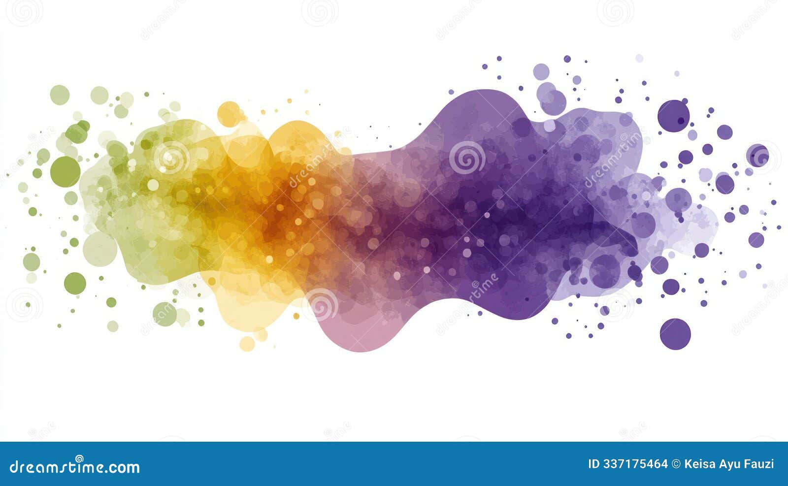 A Colorful Abstract Splash Design Featuring Various Hues and Circular ...