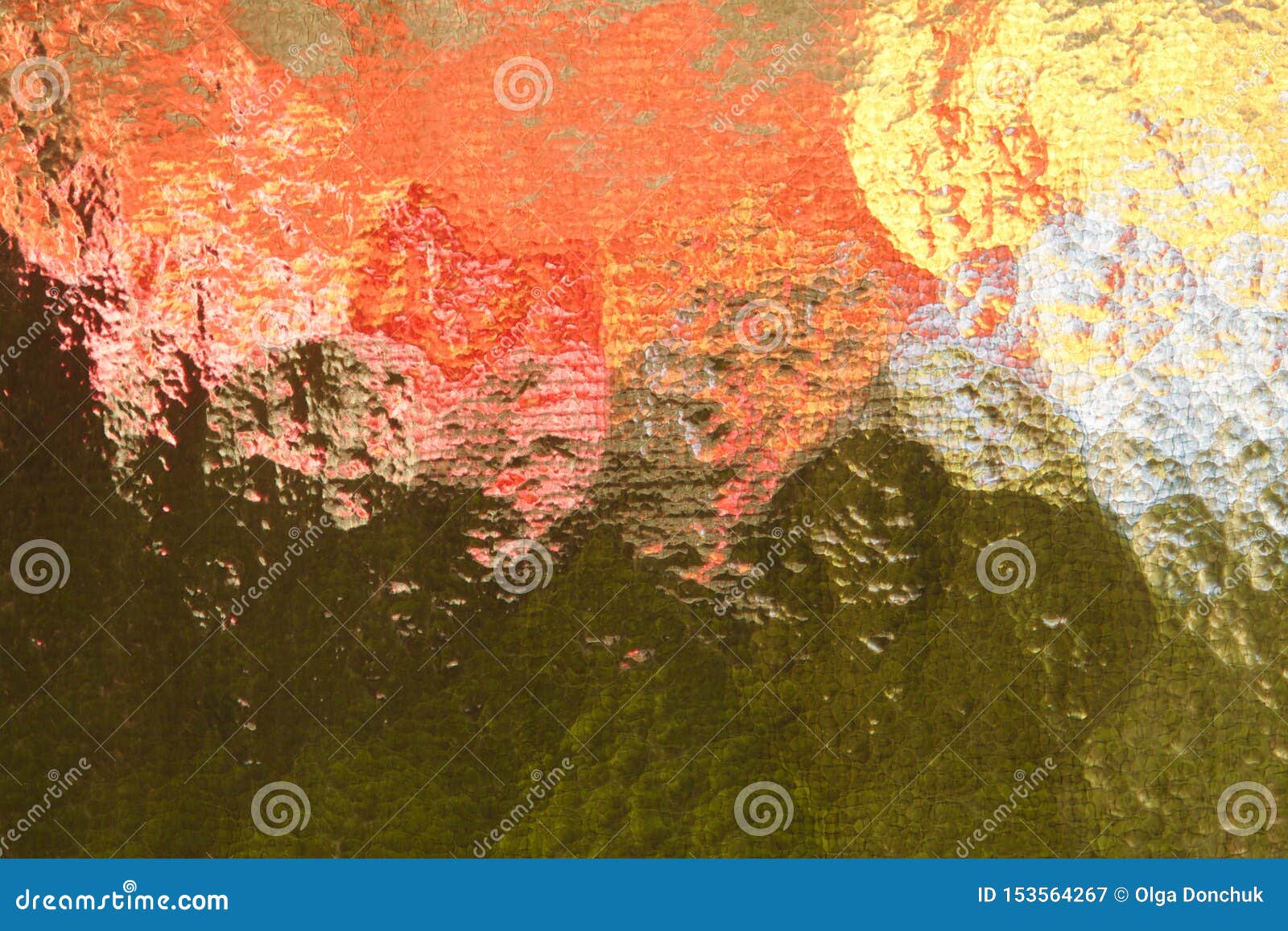 Multi Colored Textured Glass Stock Image - Image of orange, blur: 153564267