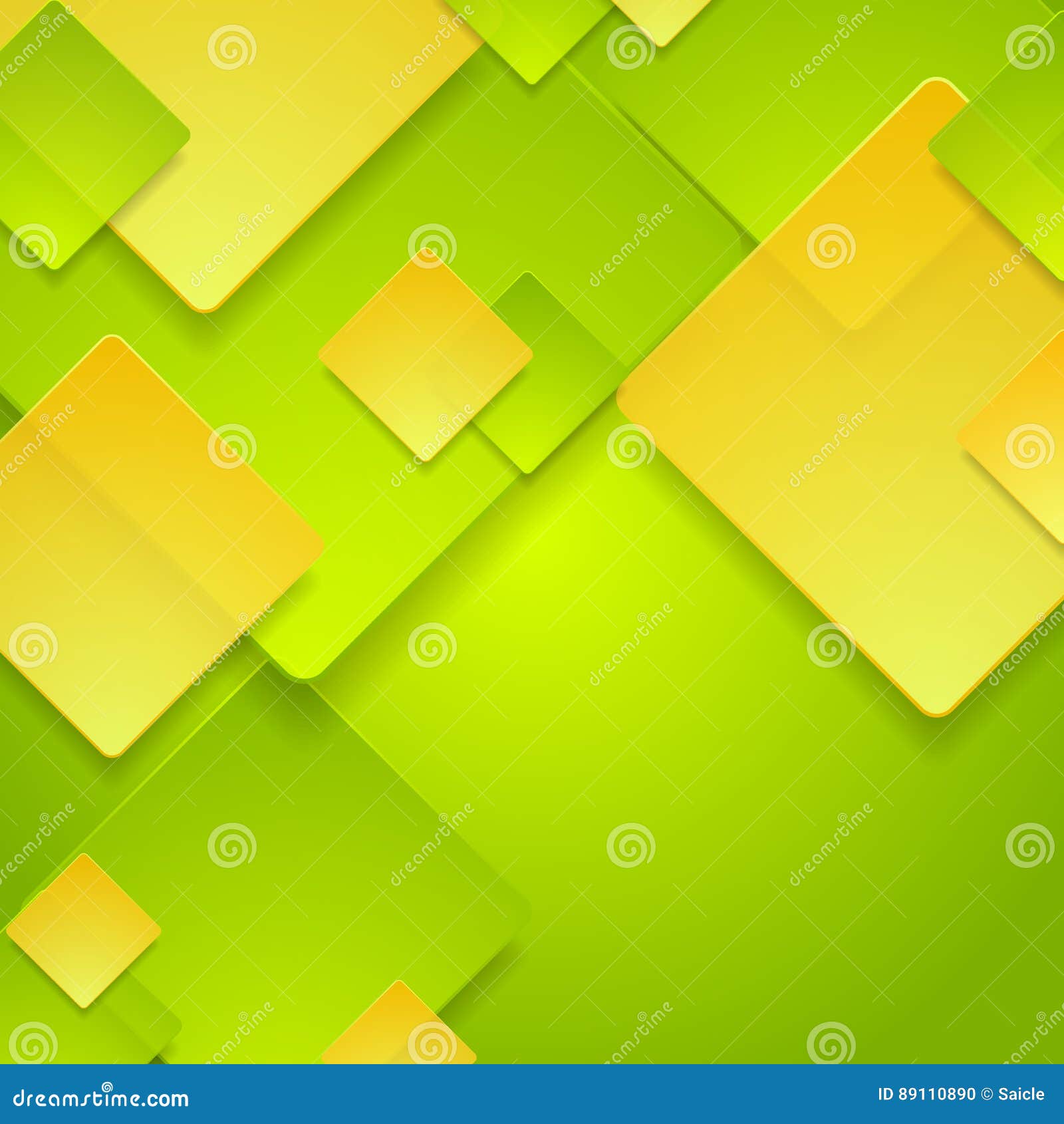 Colorful Abstract Squares Corporate Design Stock Vector - Illustration ...