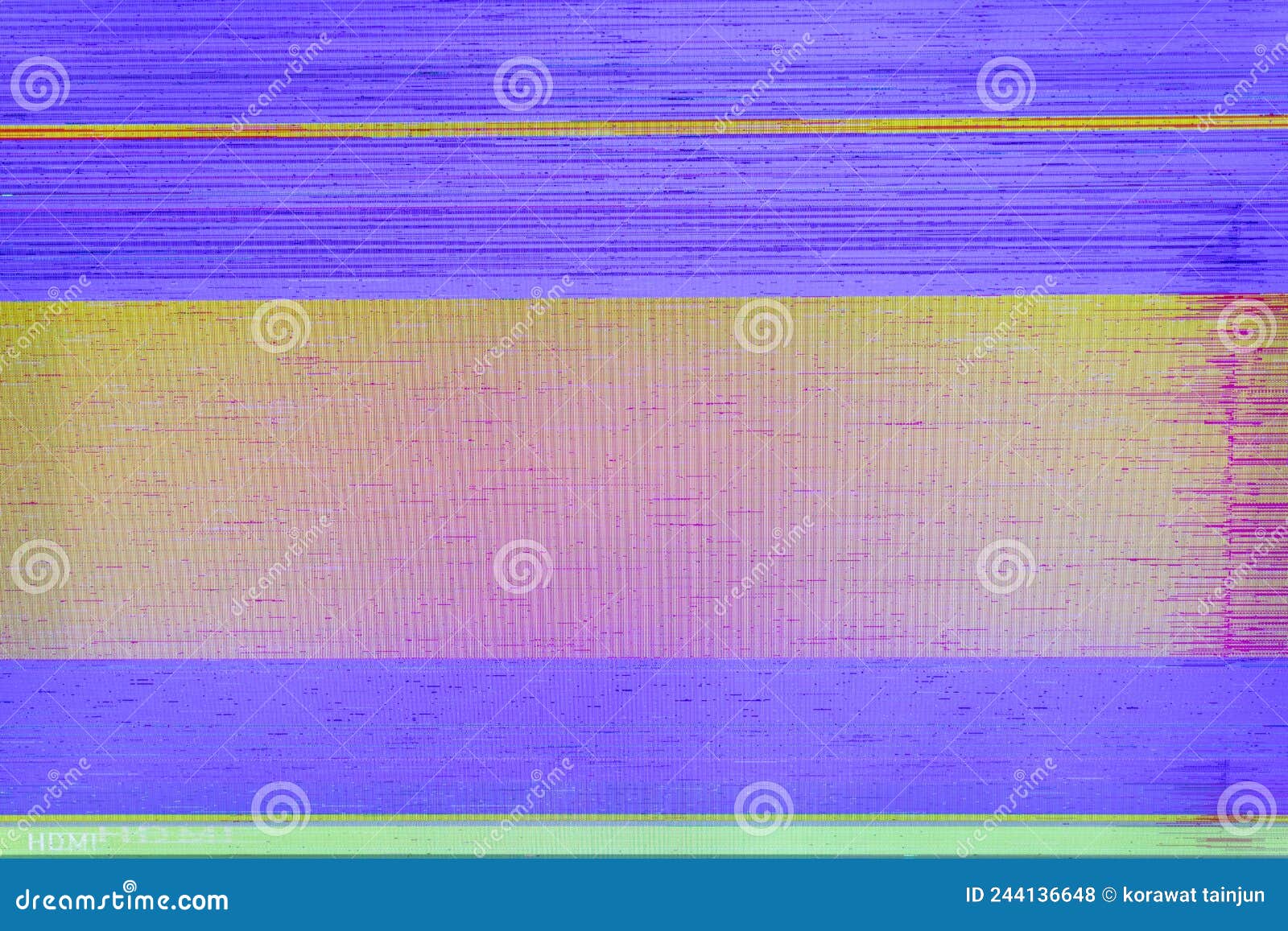 Colorful Abstract Stripes Background Formed on Screen. LCD is Due To an ...