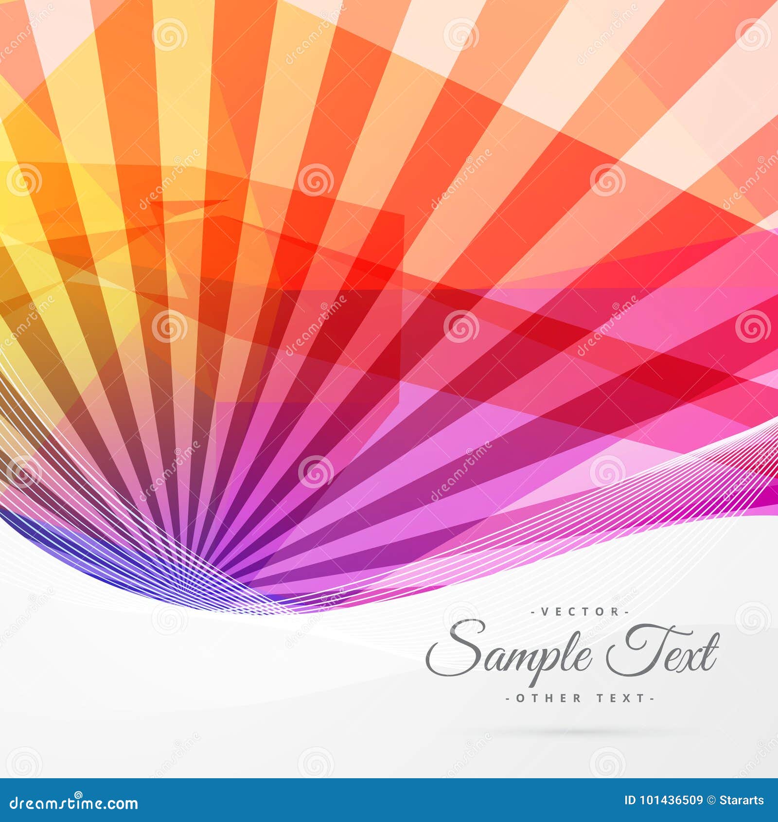 Colorful Abstract Sun Rays Background Stock Vector - Illustration of ...