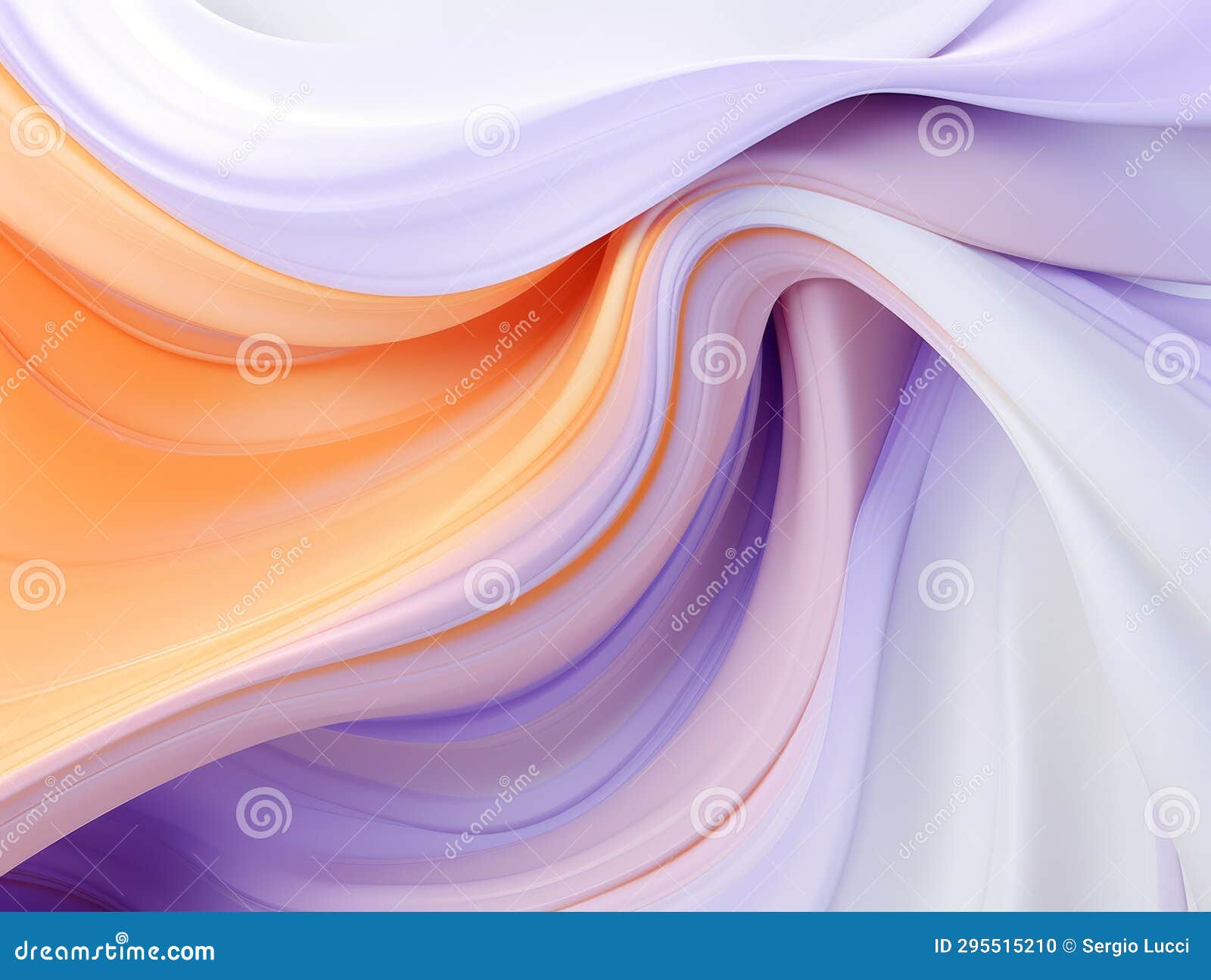 Colorful Abstract Swirl Background, Light Violet, Orange Colors. Stock ...