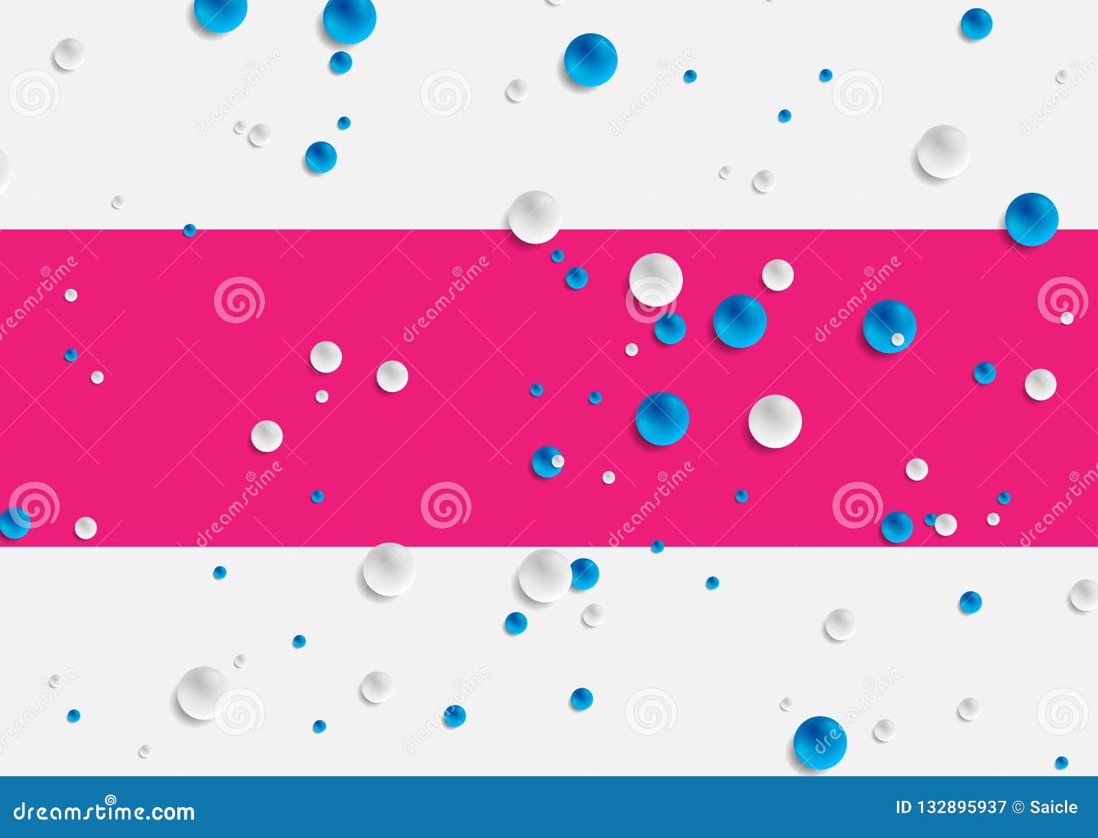 Colorful Abstract Tech Background with Balls Stock Vector ...