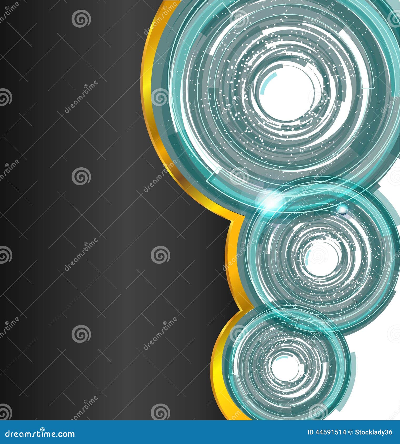 Colorful Abstract Technology Background Stock Vector - Illustration of ...