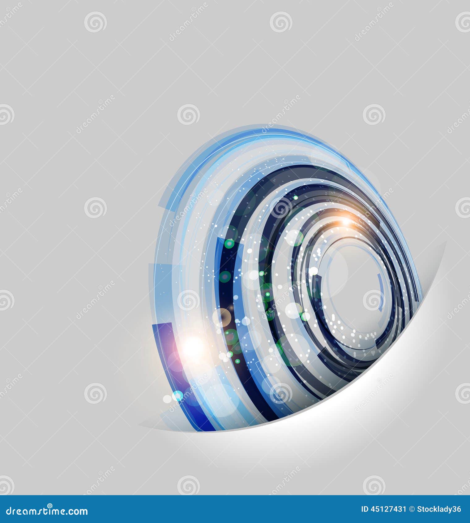 Colorful Abstract Technology Background Stock Vector - Illustration of ...