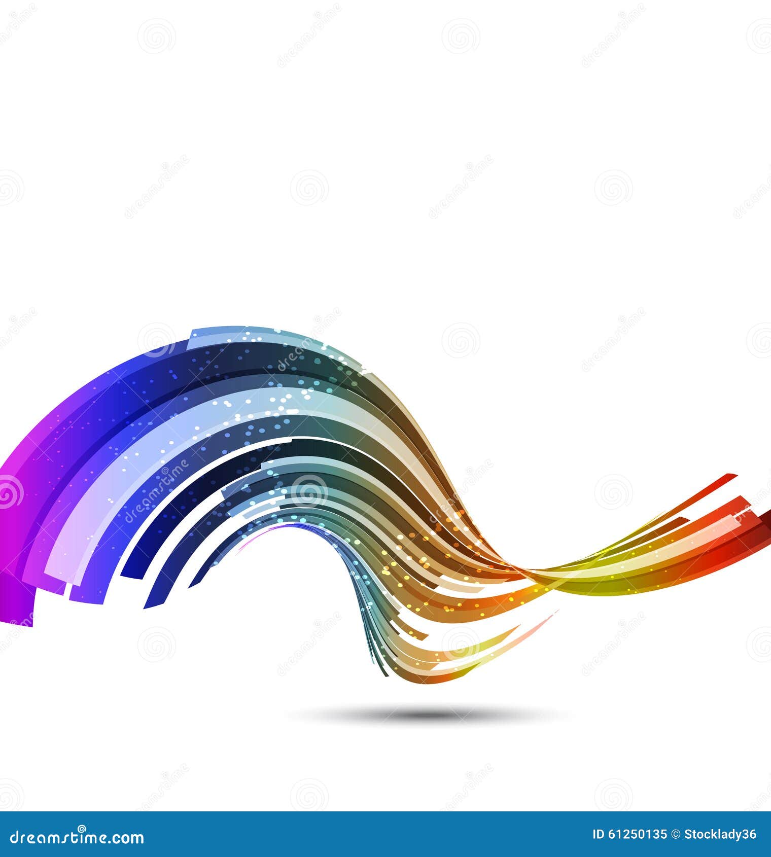 Colorful Abstract Technology Background Stock Illustration ...