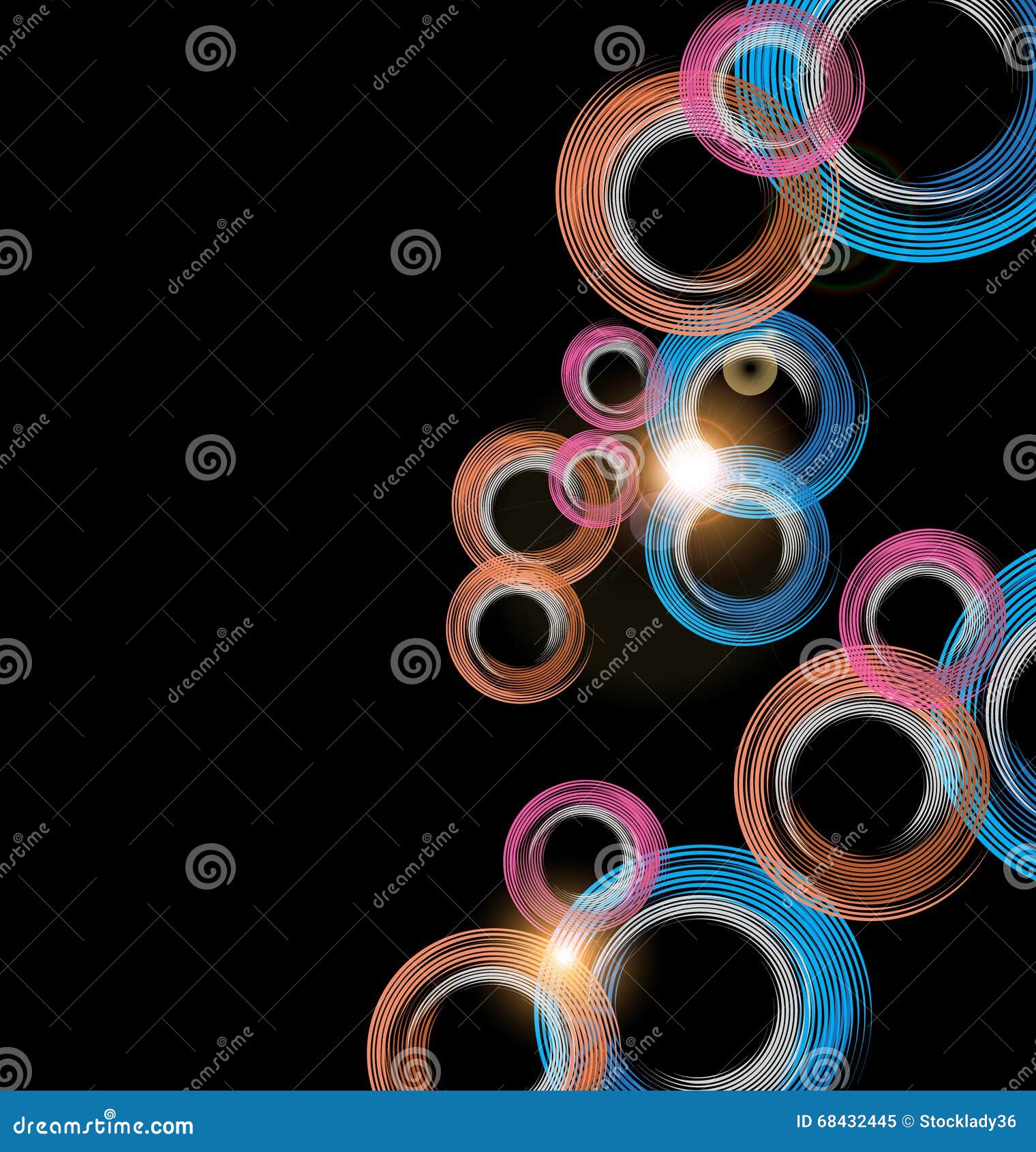 Colorful Abstract Technology Background Stock Vector - Illustration of ...