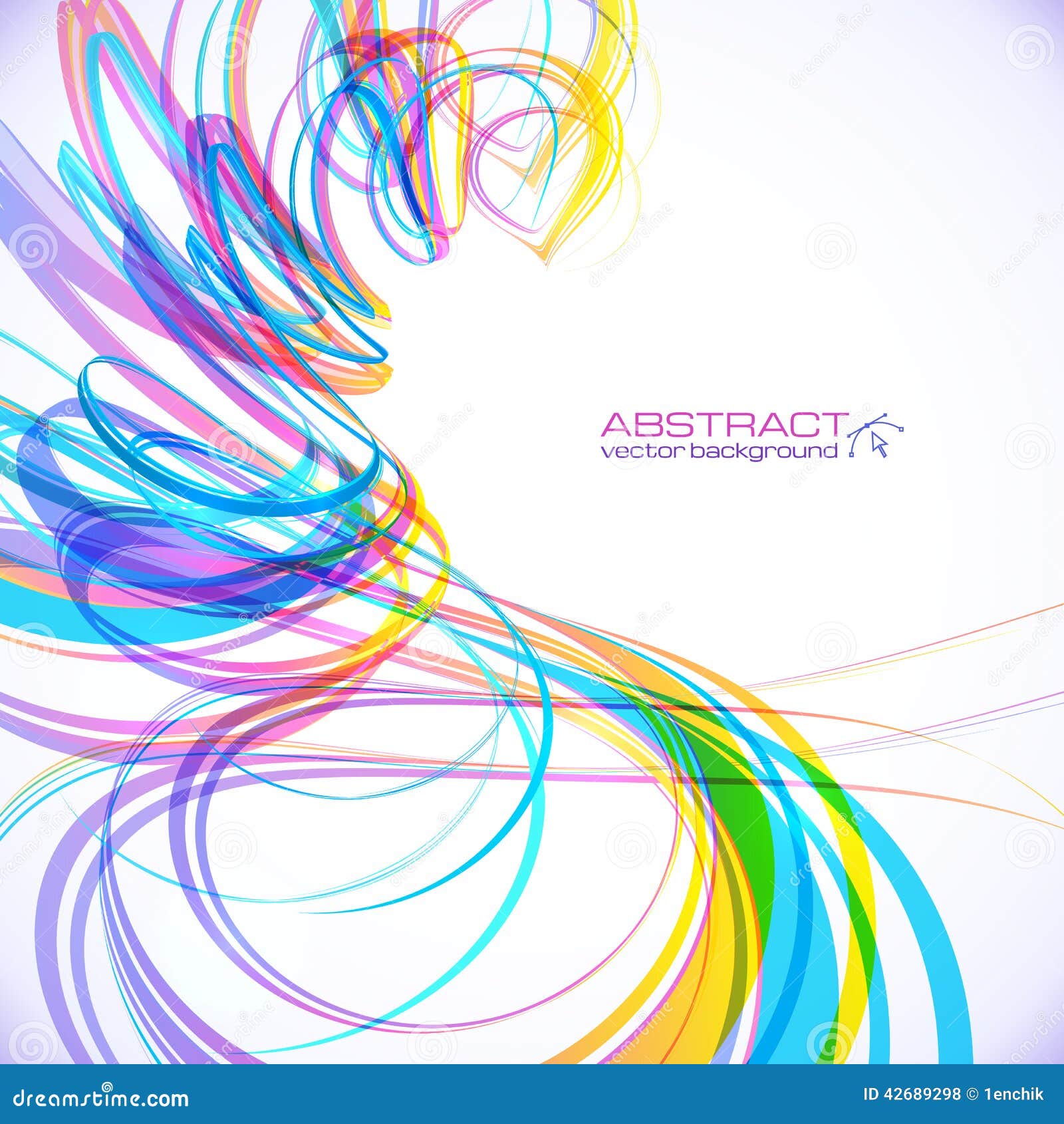 Colorful Abstract Technology Vector Spiral Stock Vector - Illustration ...