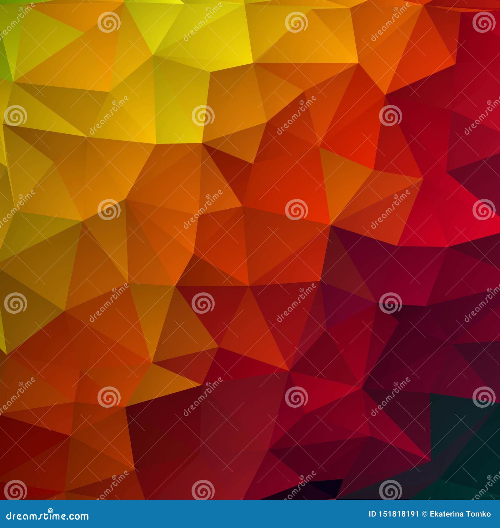 Colorful Abstract Triangles Layout for Advertising. Eps 10 Stock Vector ...