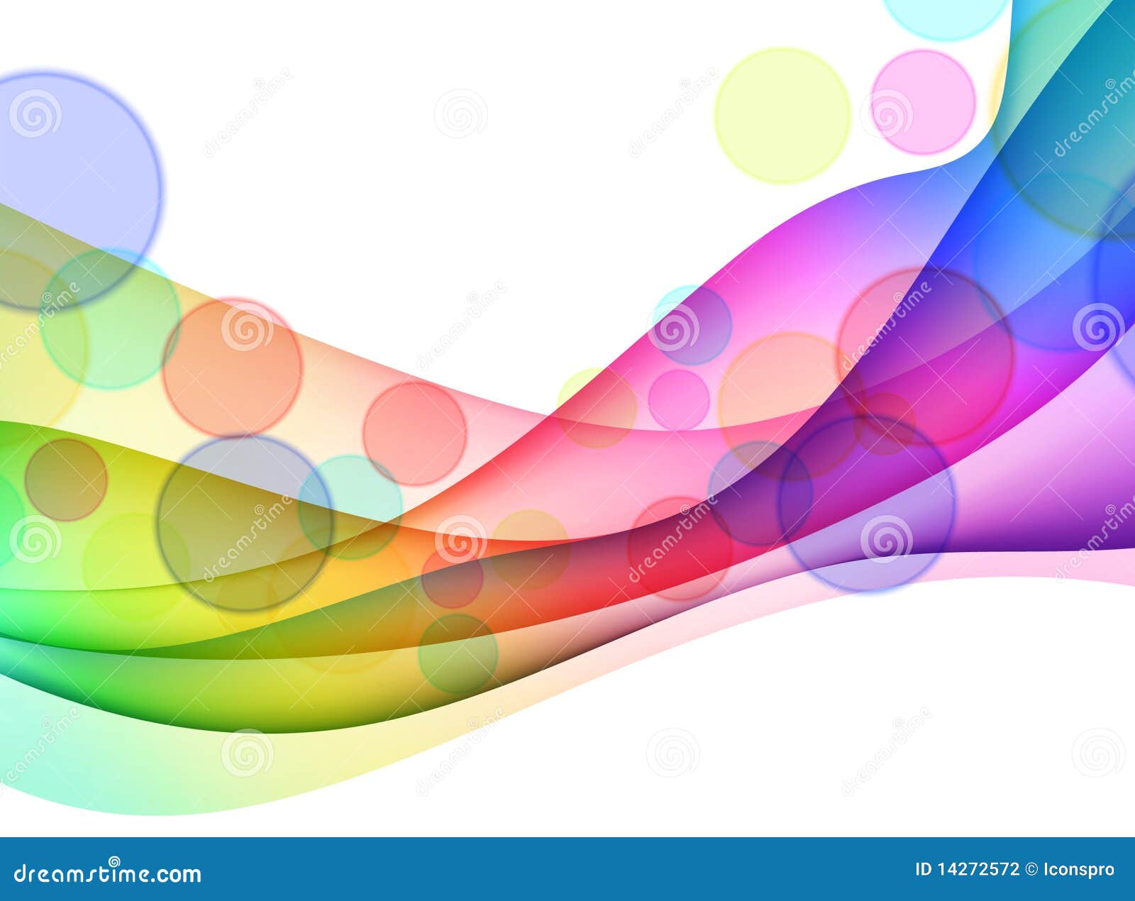 Colorful Abstract Wave Background Stock Illustration - Illustration of ...