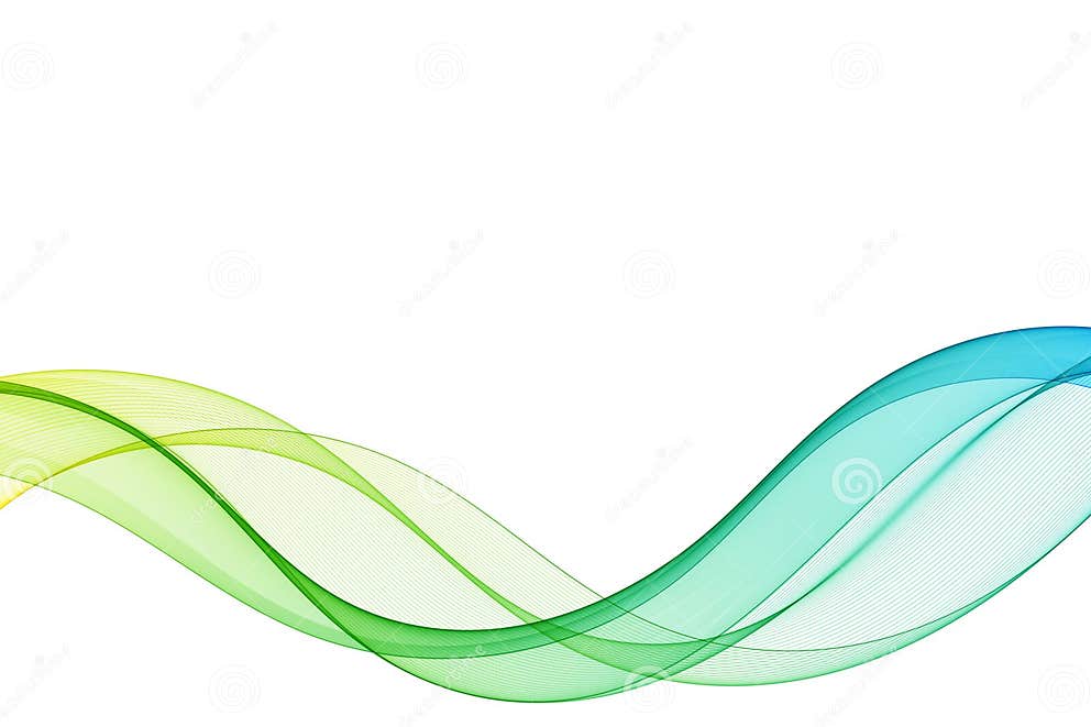Colorful Abstract Wave. Layout for Presentation. Eps 10 Stock ...