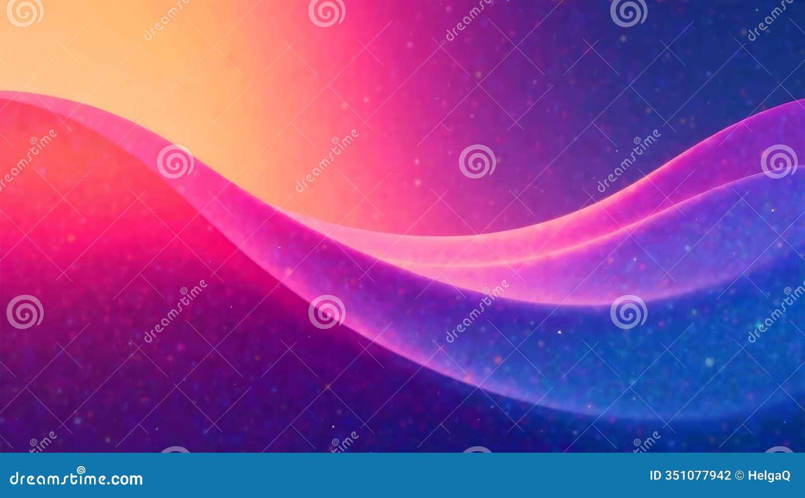Colorful Abstract Wave Pattern in Gradient Light Stock Illustration ...