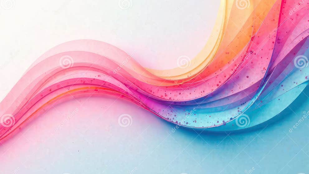 Colorful Abstract Wave Pattern with Gradient Textures and Bright Hues ...