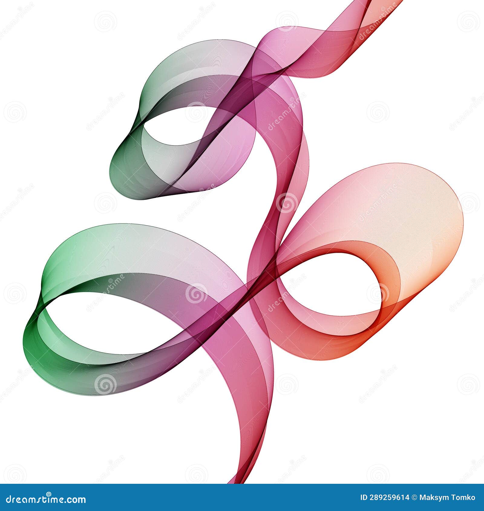 Colorful Abstract Wave. Yellow and Green Lines. Vector Background. Eps ...