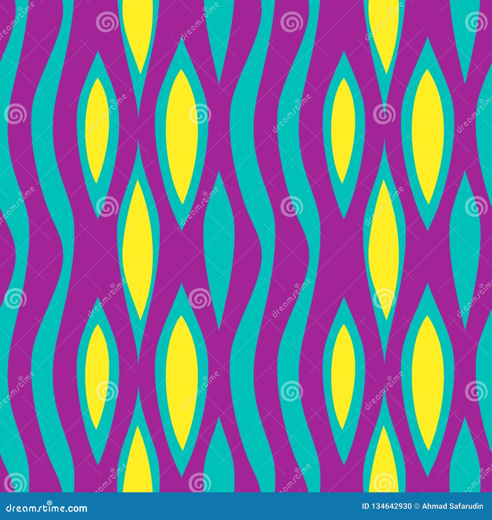 Colorful Abstract Waves With Pastel Colors Camouflage Trendy Seamless