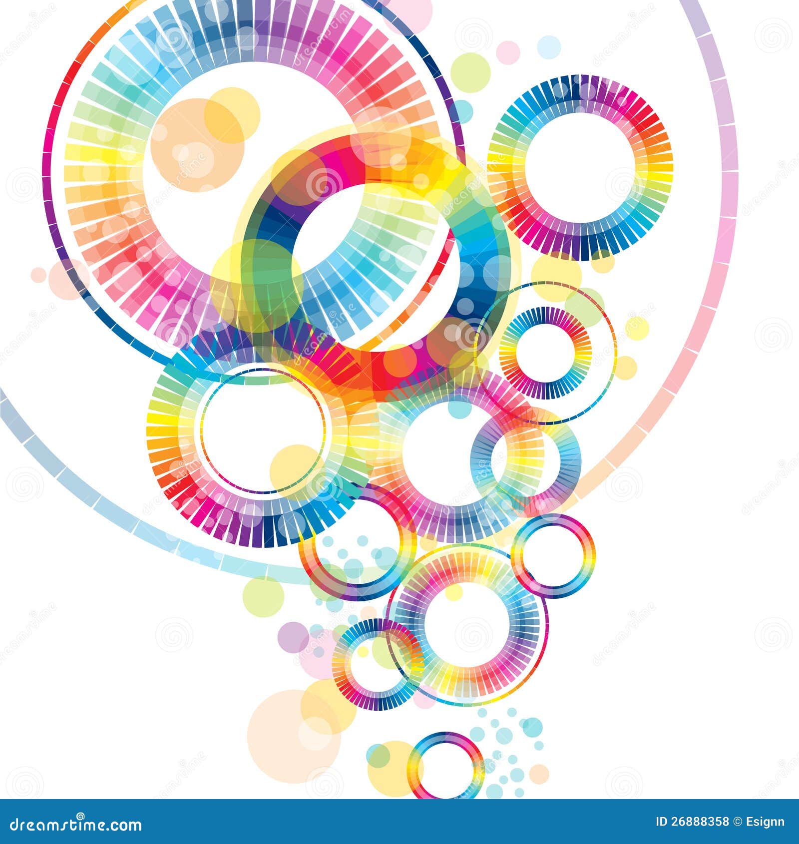 Colorful abstract wheel stock vector. Illustration of colorful - 26888358