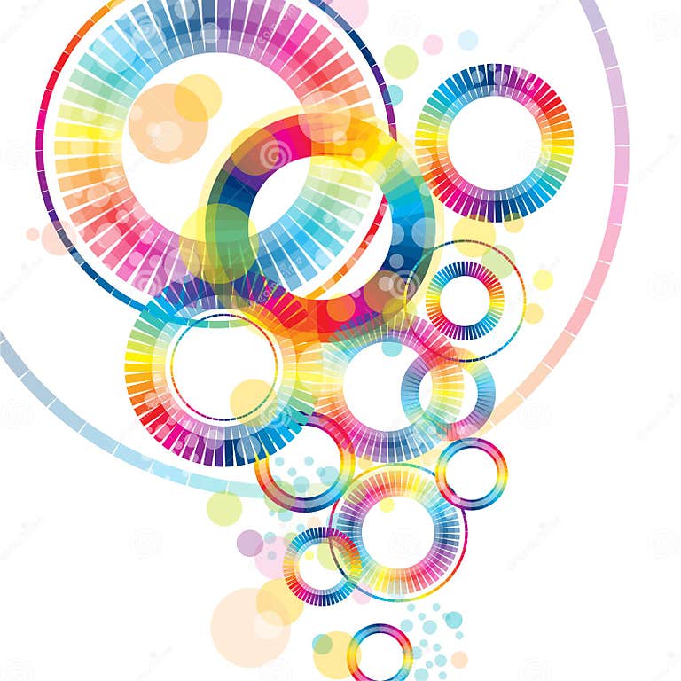 Colorful abstract wheel stock vector. Illustration of colorful - 26888358