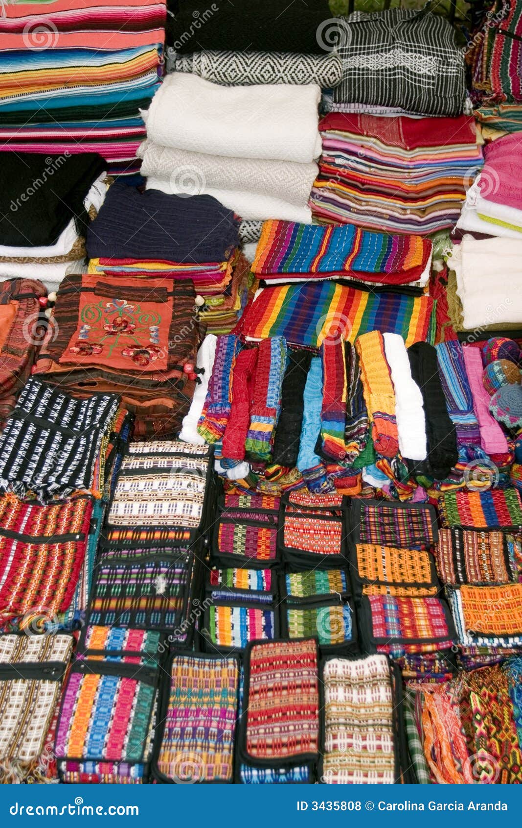 Colorful Accesories in Market in Mexico Stock Photo - Image of strips ...