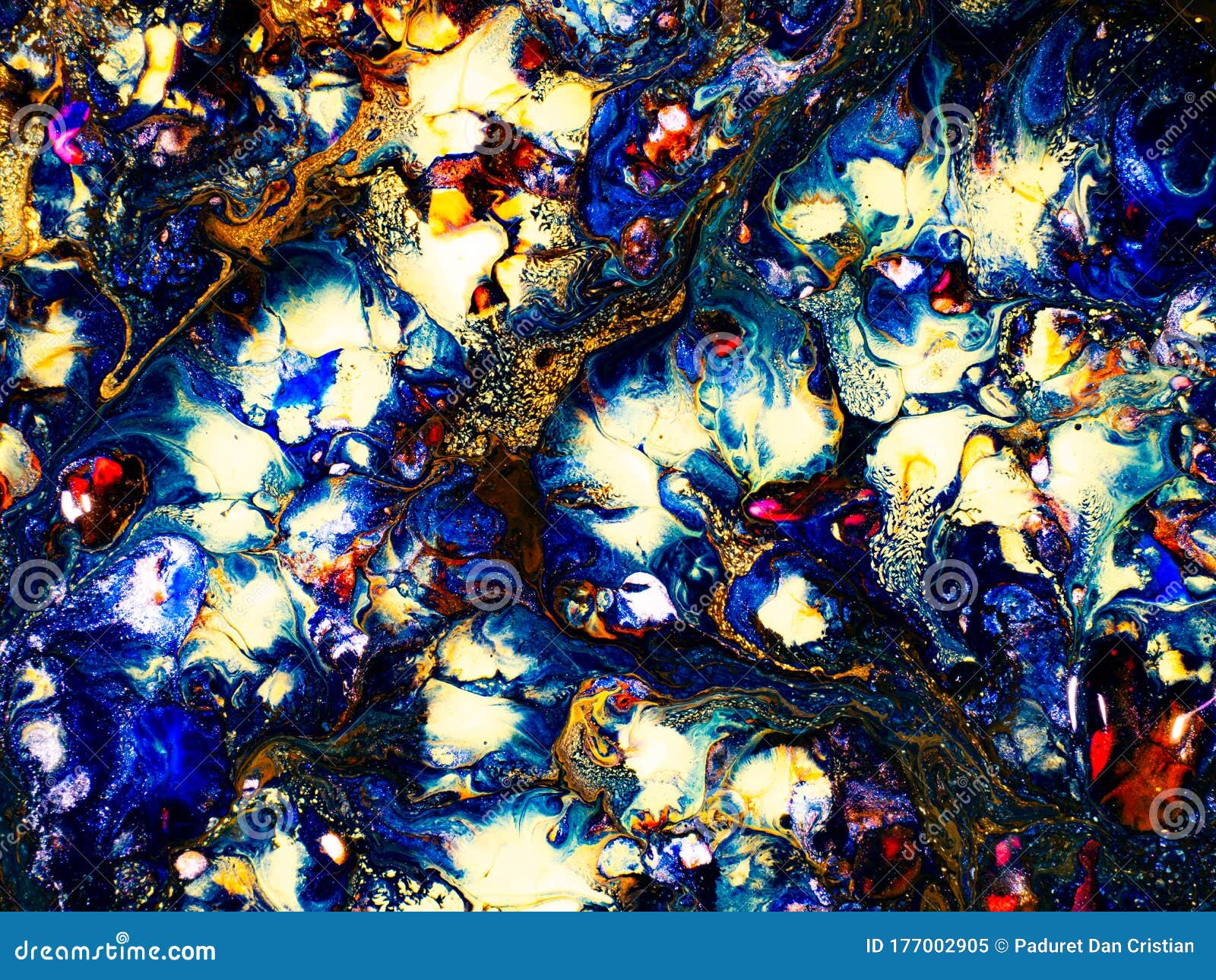 Colorful Acrylic Texture with Abstract Details Stock Image - Image of ...