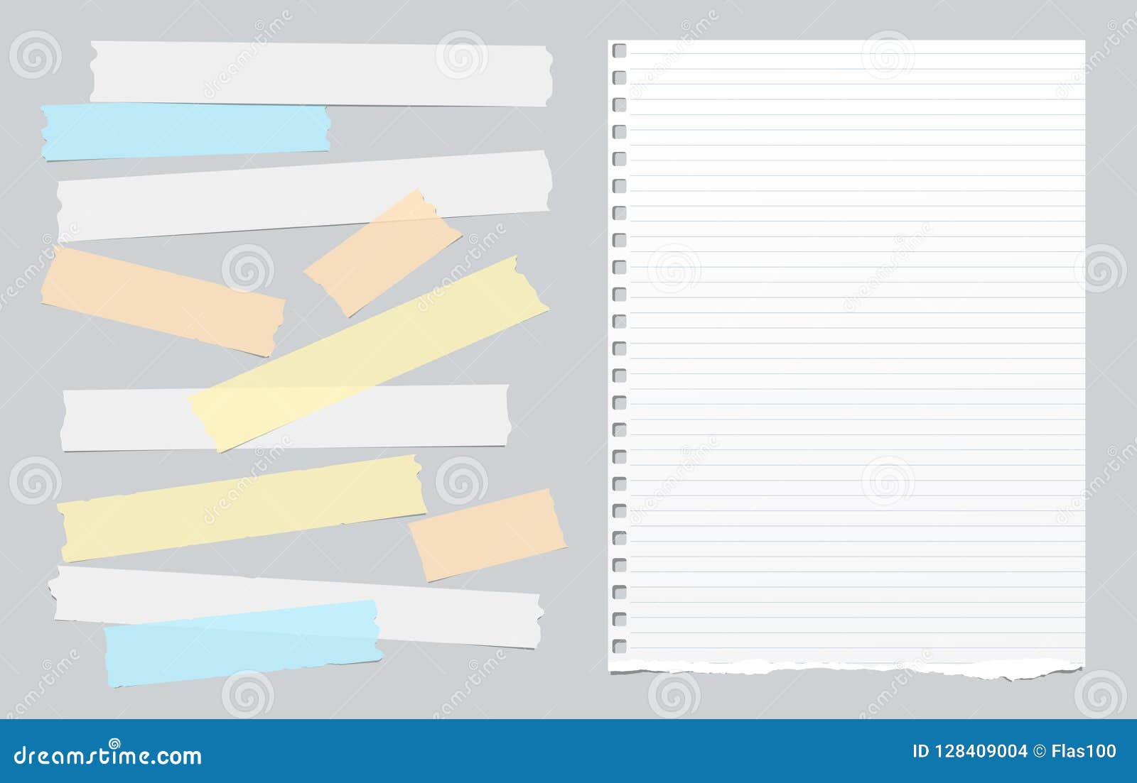 Lined Notepad Vector Stock Illustrations – 5,219 Lined Notepad Vector ...