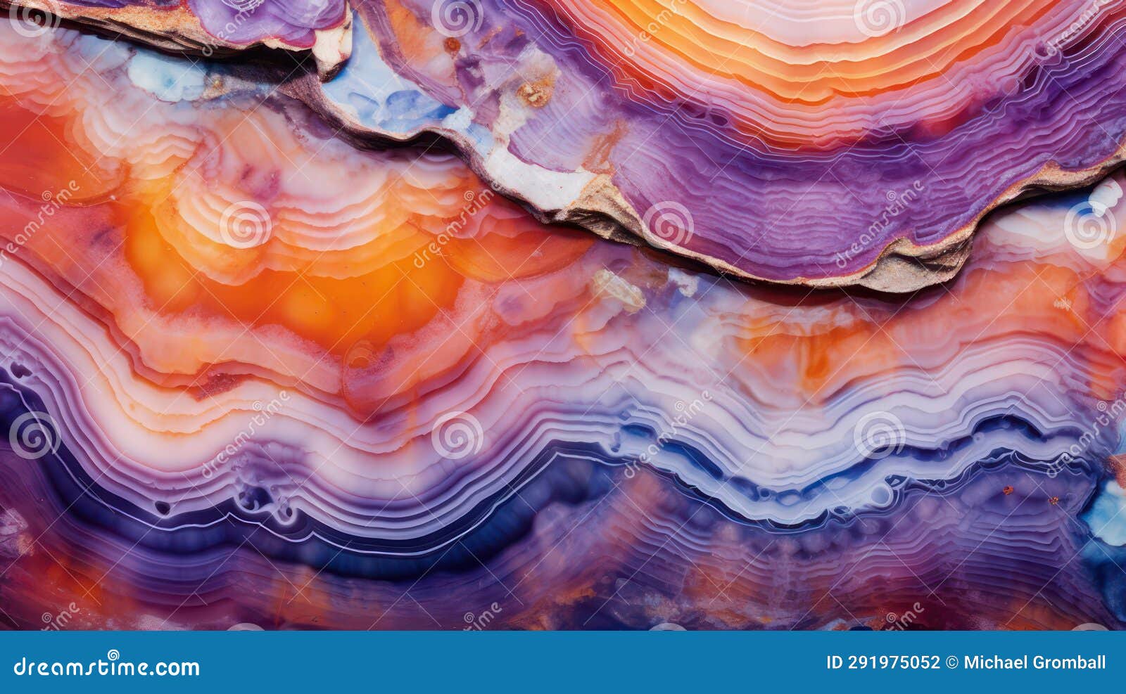 Colorful Agate Texture Background in Orange, Red, Green, Blue and ...