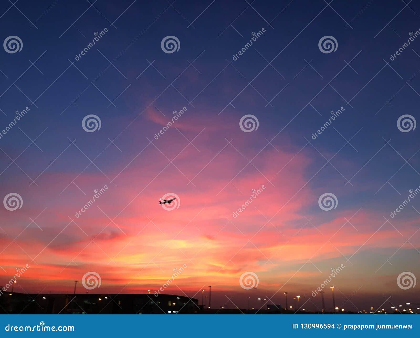 Colorful stock photo. Image of colorful, beautiful, airplane - 130996594