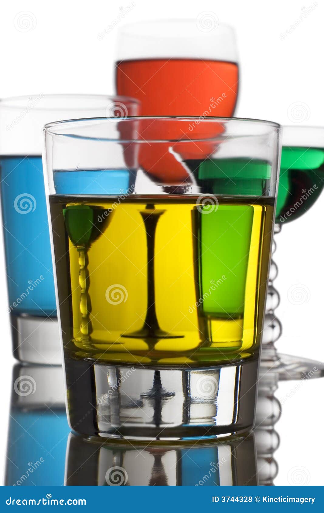 Colorful Alcoholic Beverages Stock Photo - Image of glass, vodka: 3744328