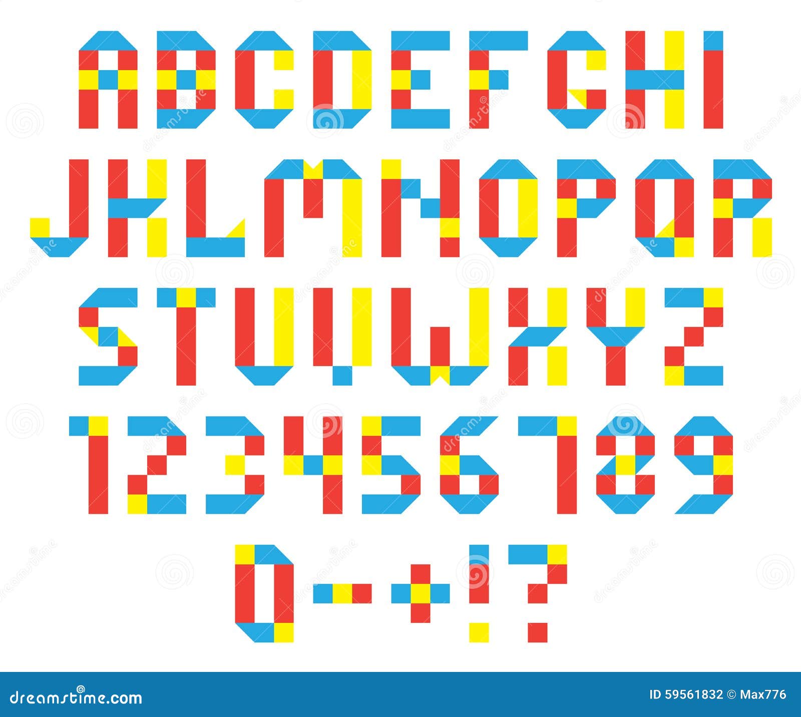 Colorful alphabet stock vector. Illustration of design - 59561832