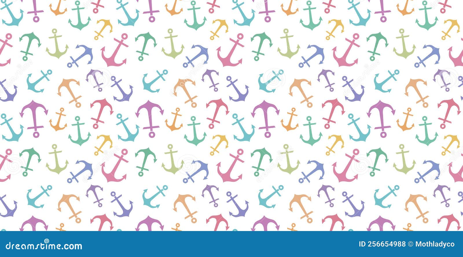 Colorful Anchor Isolated On White Background AI Generated Royalty-Free ...