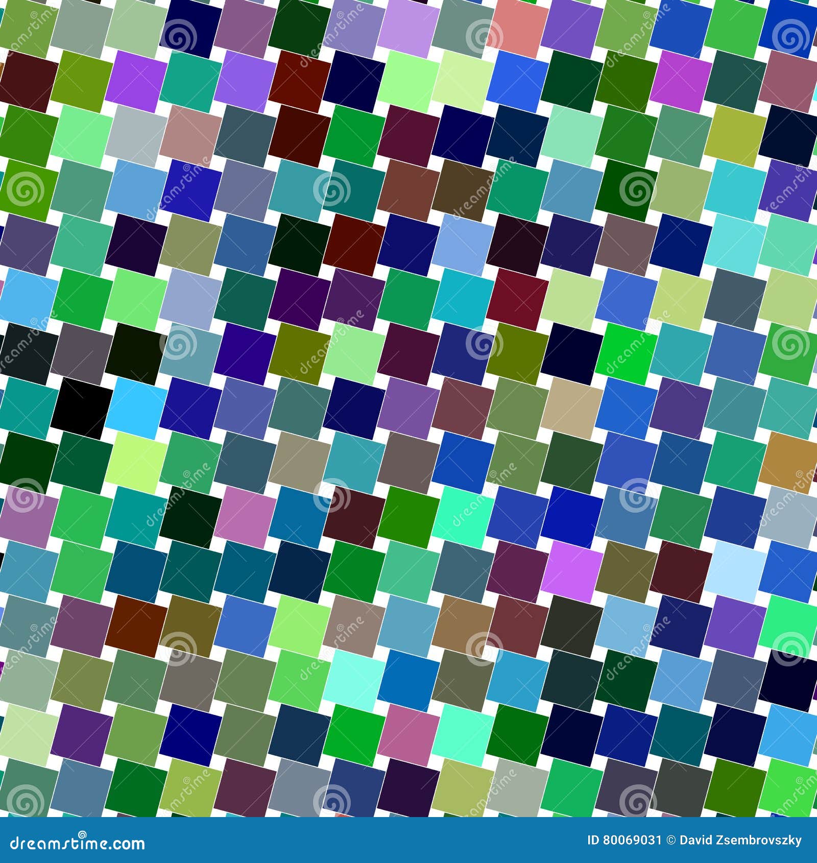 Colorful Angular Square Pattern Design Background Stock Vector ...