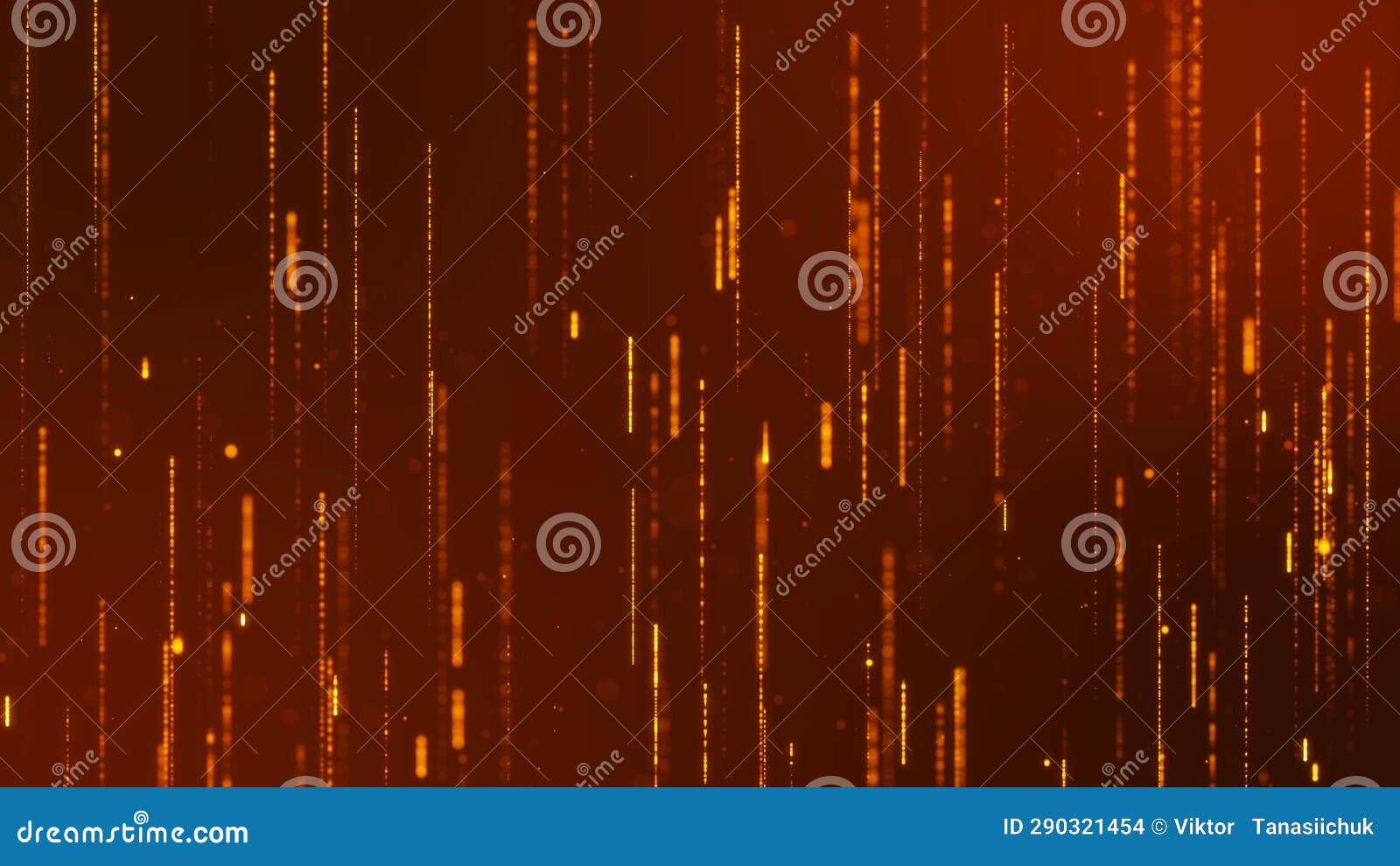 Colorful Animation of Bright Particles Flying Vertically. Dynamic ...