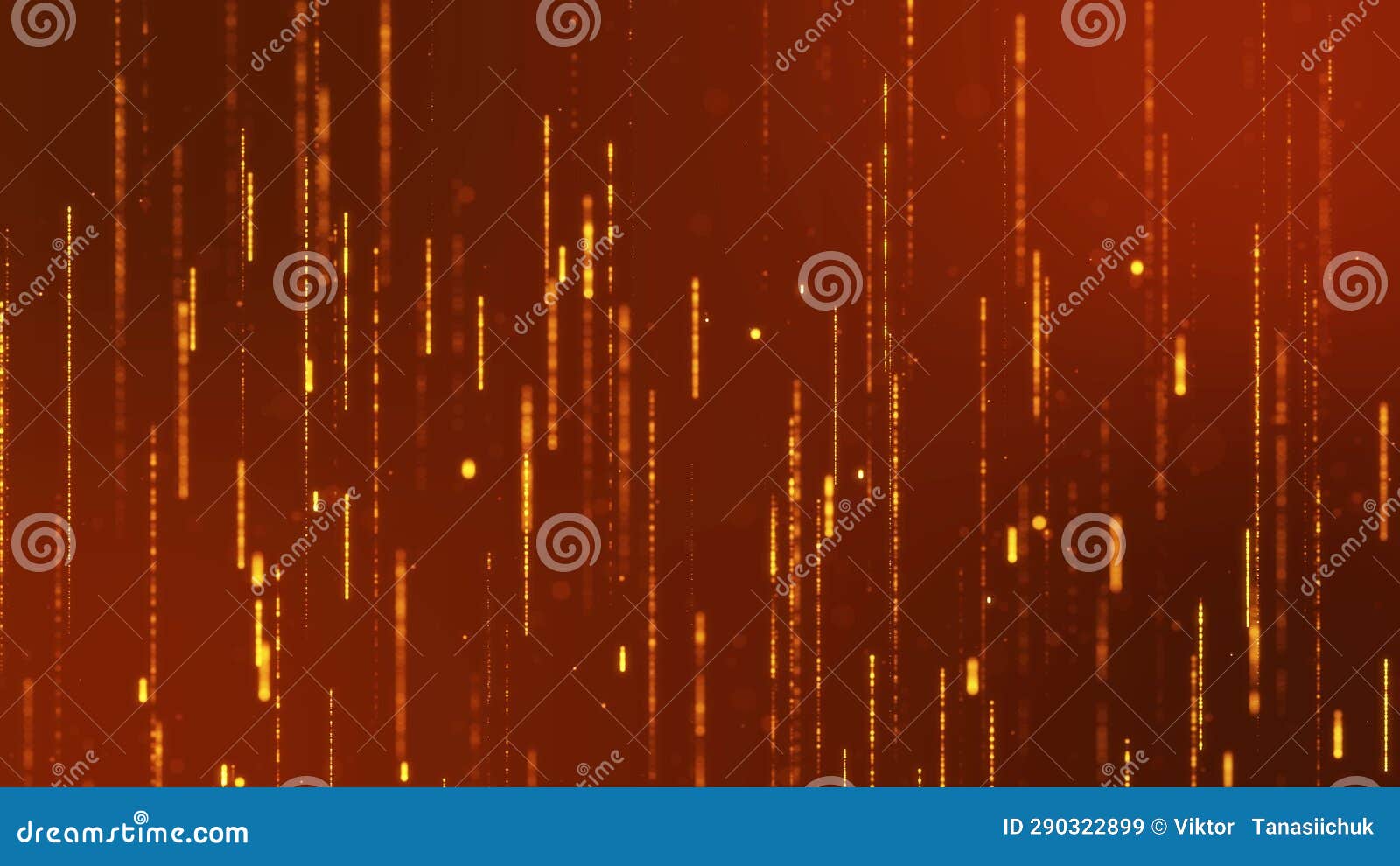 Colorful Animation of Bright Particles Flying Vertically. Dynamic ...